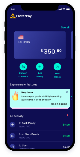 FasterPay - Money-Ins, Money-Outs, and Payments.